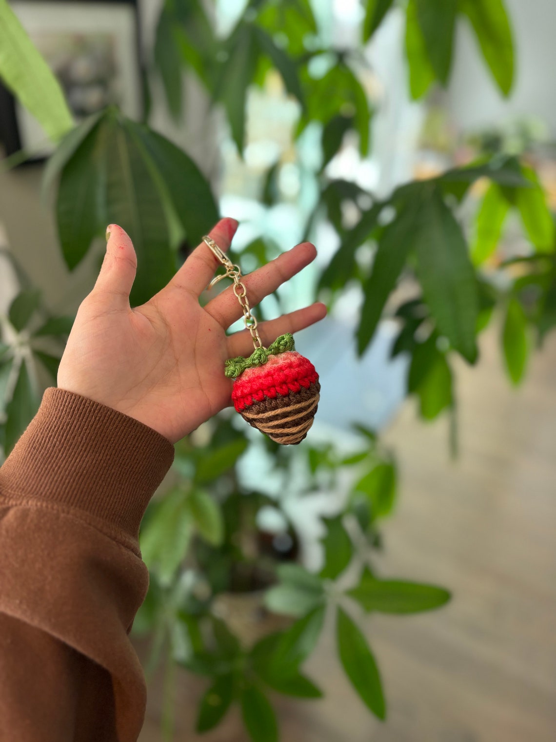 Gift of Sweet Love: Handmade Crochet Chocolate Covered Strawberry ...