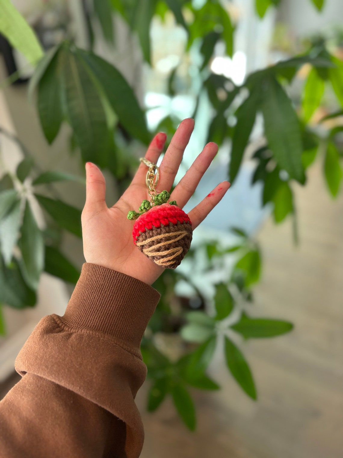 Gift of Sweet Love: Handmade Crochet Chocolate Covered Strawberry ...