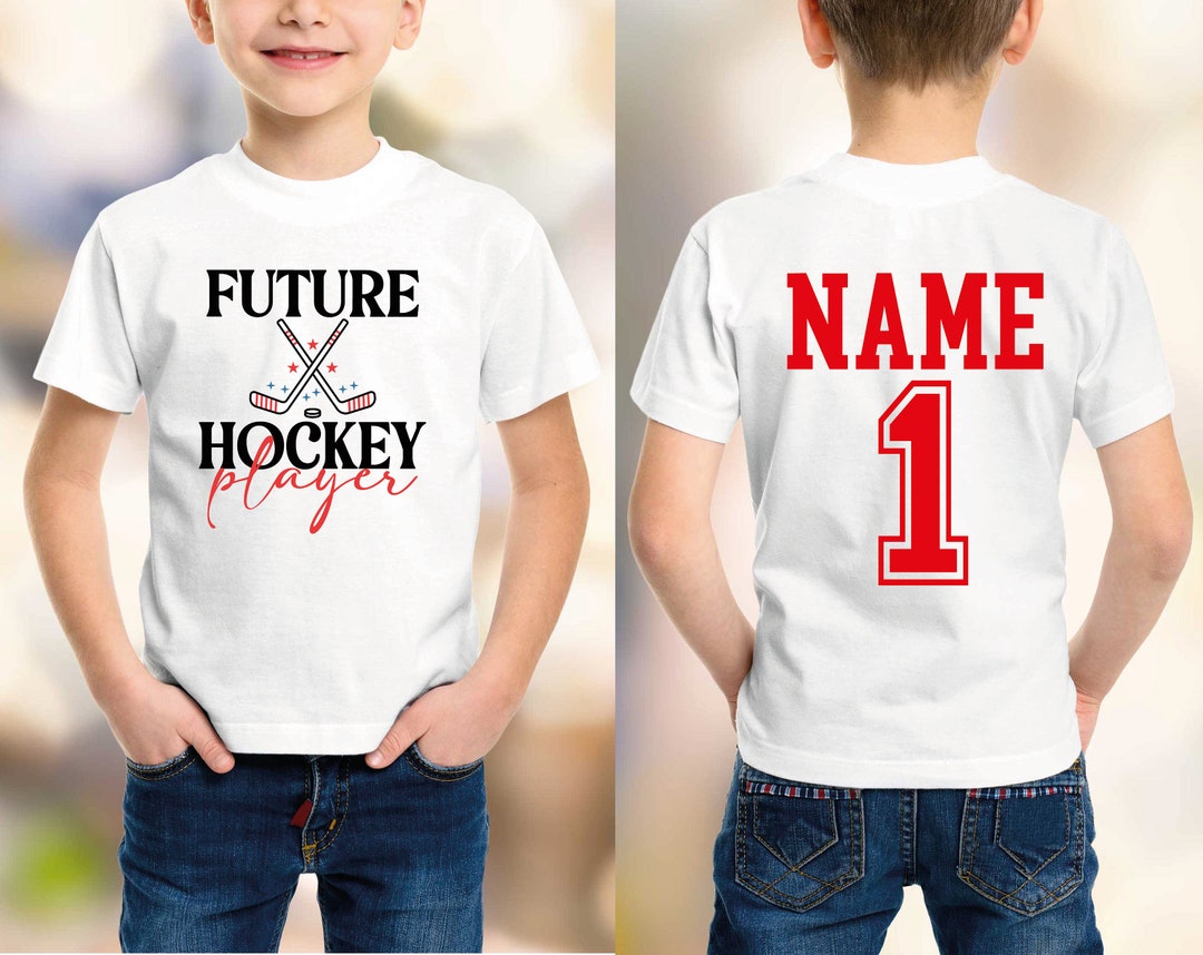 Custom Future Hockey Player Toddler Shirt, Custom Future Hockey Player ...