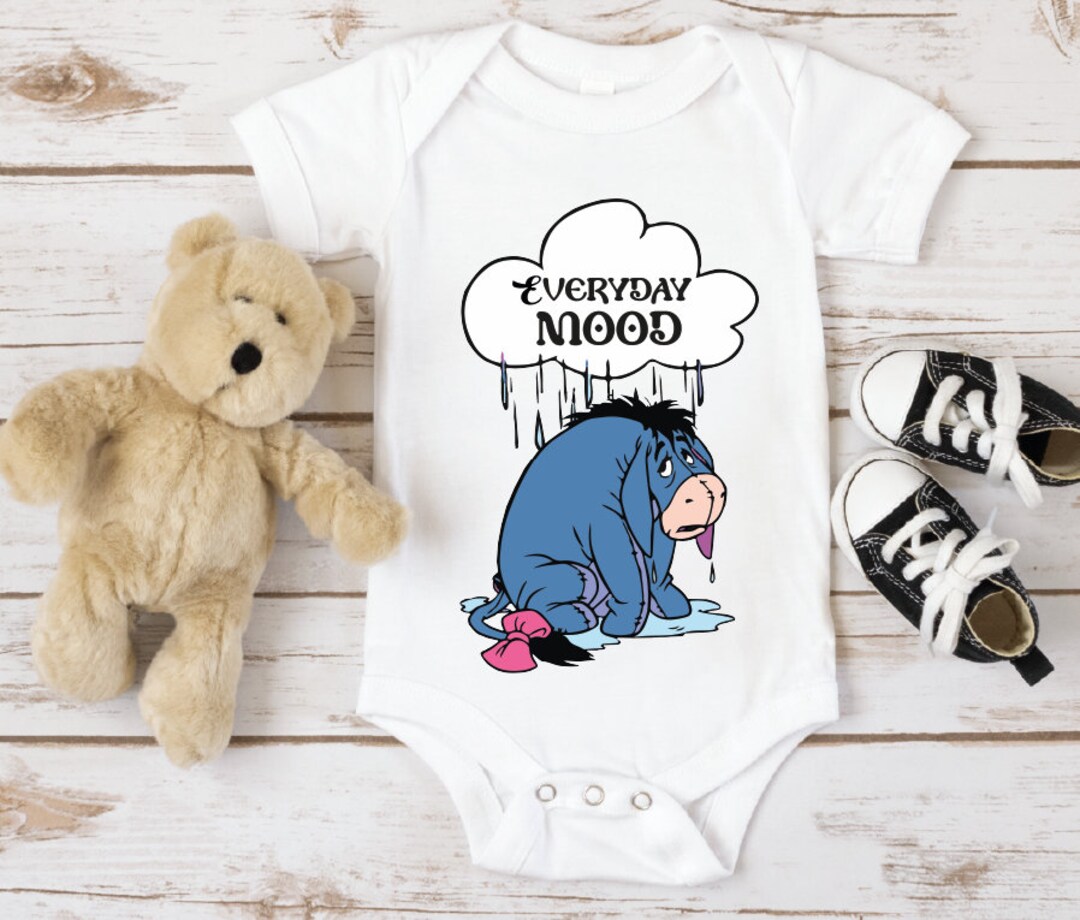 Eeyore Baby Shower Gift, Eeyore Baby Tee, Baby Clothes, Baby Bodysuit ...