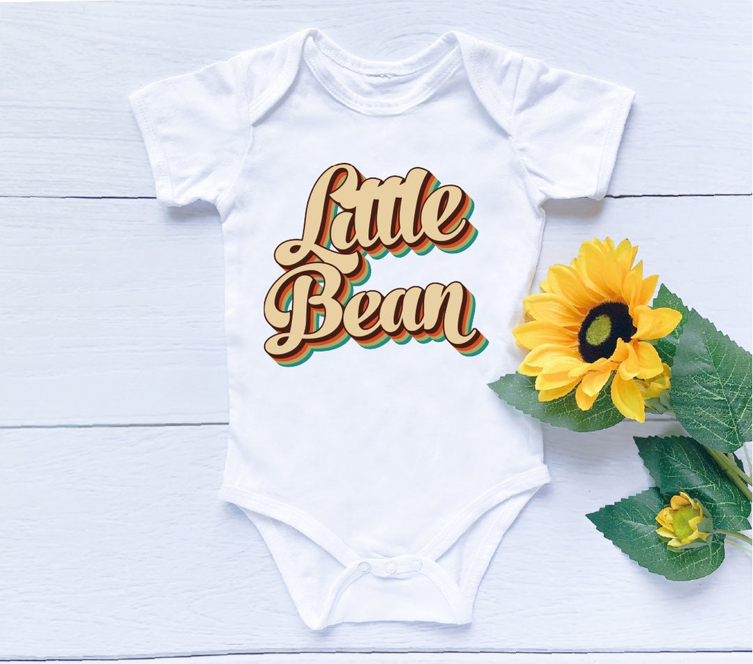 Little Bean Bodysuit, Hipster Baby Bodysuit, Cute Baby Clothes, Funny ...