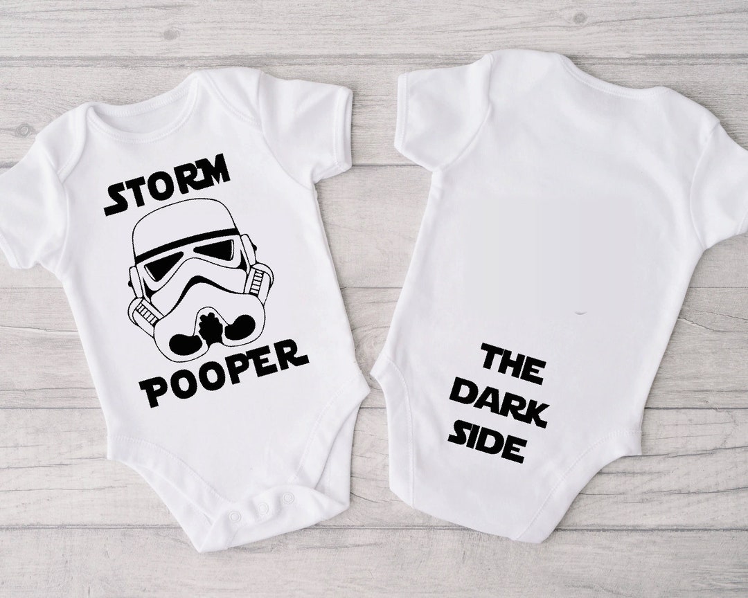 Storm Pooper, Dark Side Bodysuit, Funny Bodysuit, Cute Baby Bodysuit ...
