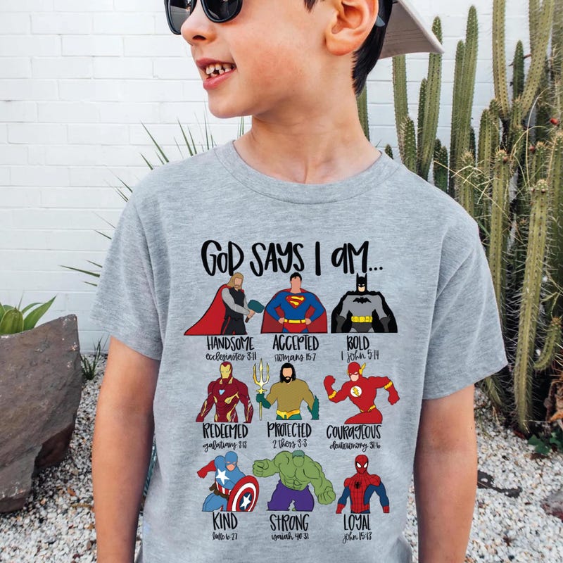 Shirt God Says I Am - Etsy