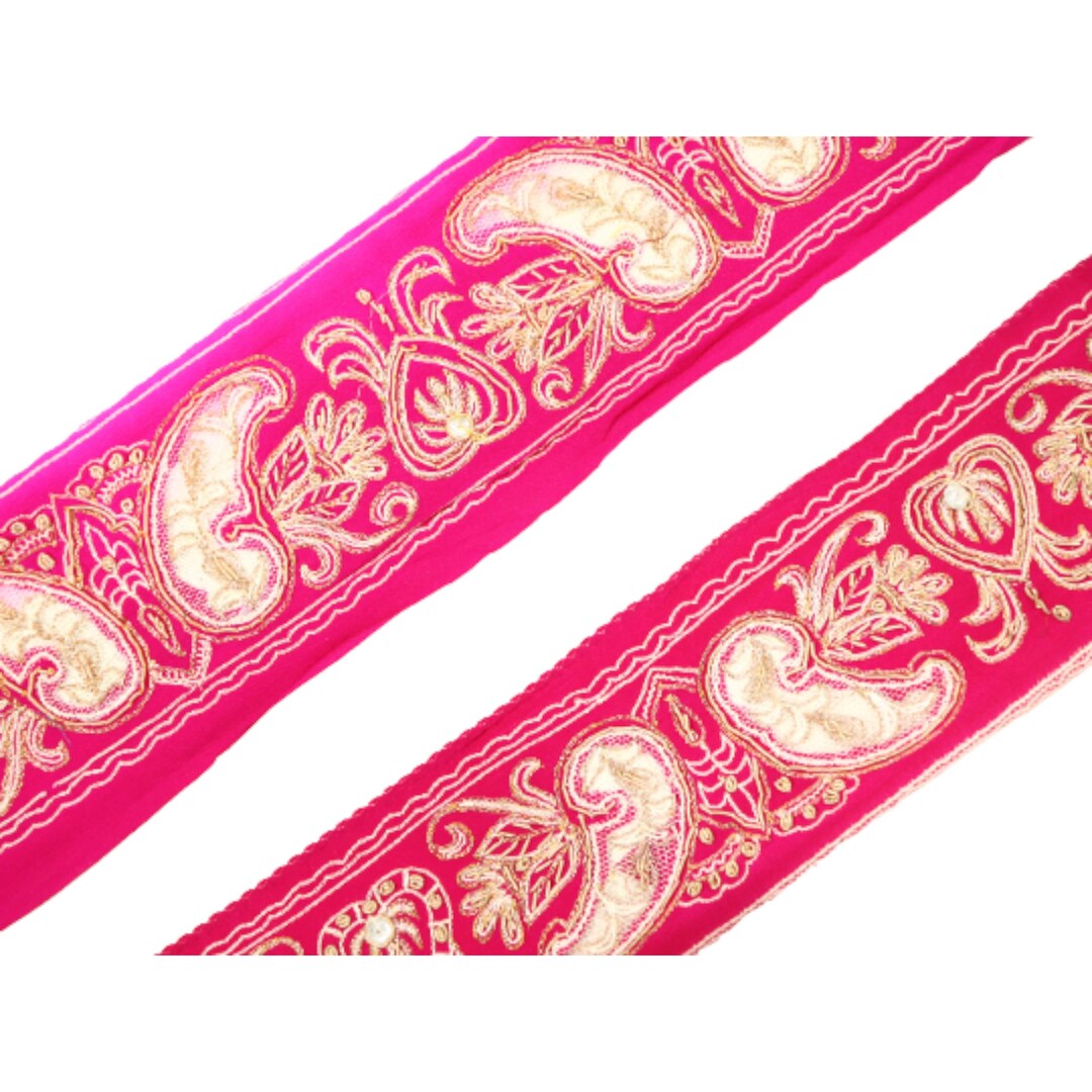 Zardozi Border/ Indian Saree Trims/ Embroidery Sari Laces/ - Etsy