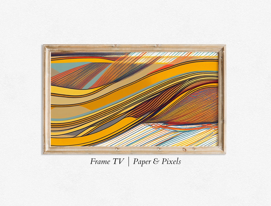 4K Samsung Frame Digital Art Mystic Horizon Abstract Boho LG OLED Art ...