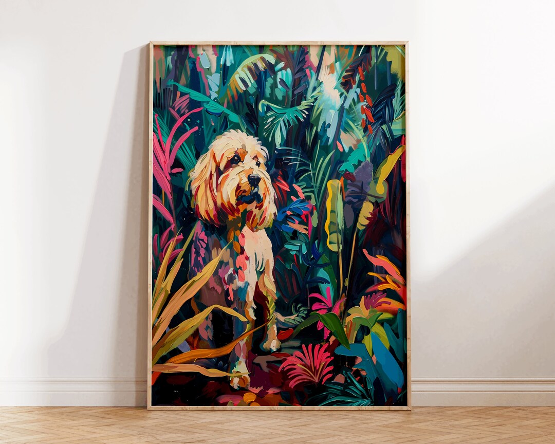 Cocker Spaniel Adventure Poster - Dopamine Decor, Maximalist Wall Art ...