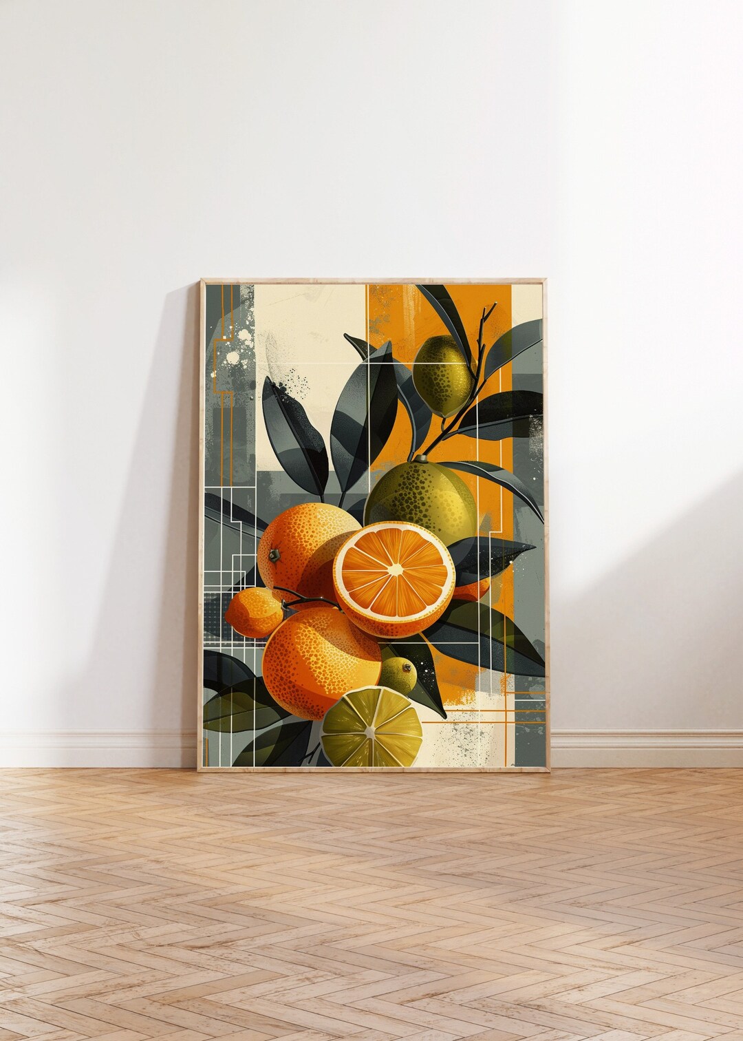 Art Deco Citrus Prints, Vintage Citrus Art, Retro Kitchen Decor, Citrus ...