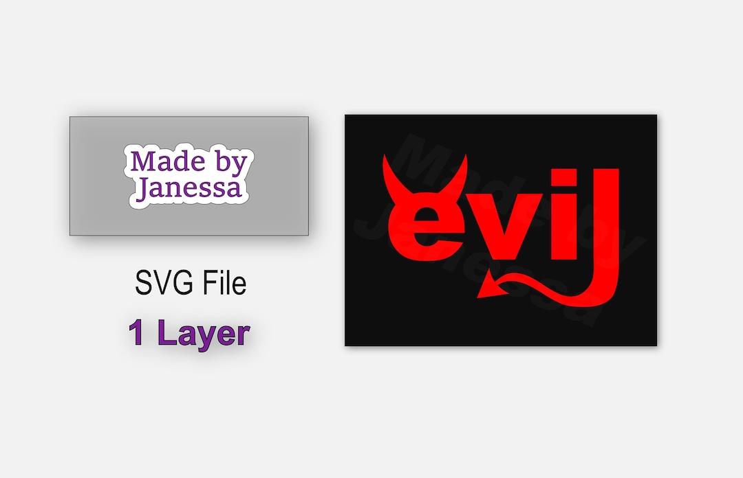 EVIL Svg Devil Horns Svg Devil Tail Svg Evil Devil Svg Evil Cut File ...