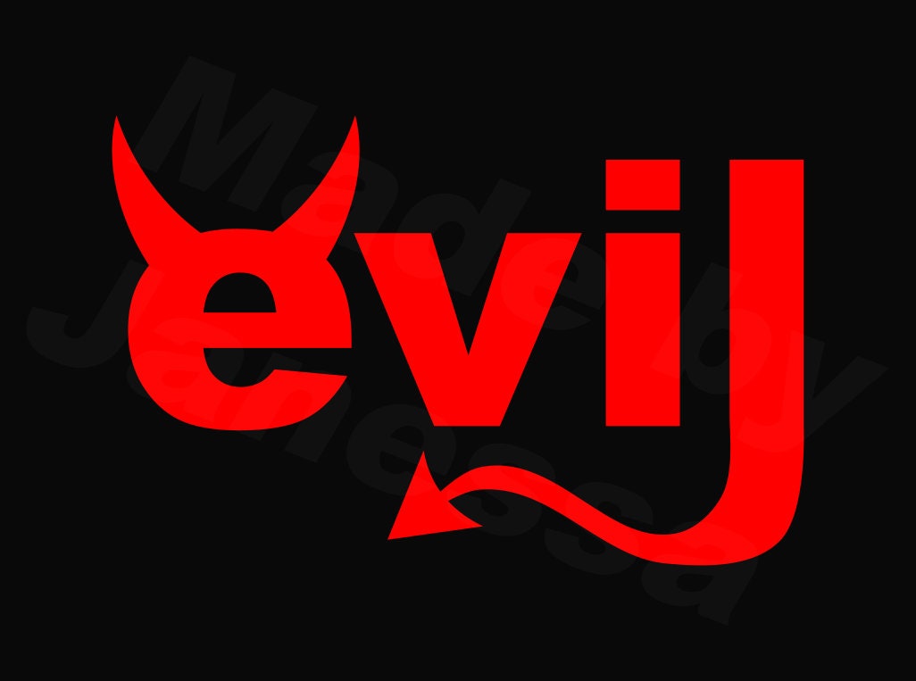 EVIL Svg Devil Horns Svg Devil Tail Svg Evil Devil Svg Evil Cut File ...