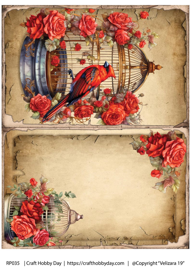 Rice Paper Decoupage or Scrapbook Paper A4 RP035 - Etsy