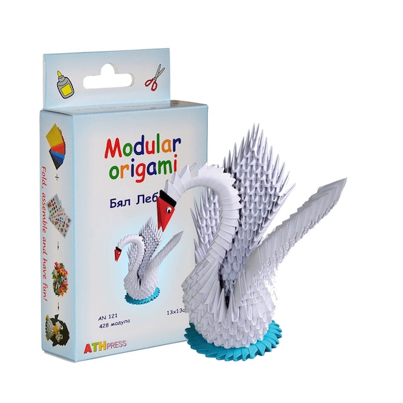 3d Modular Origami Mini Swan