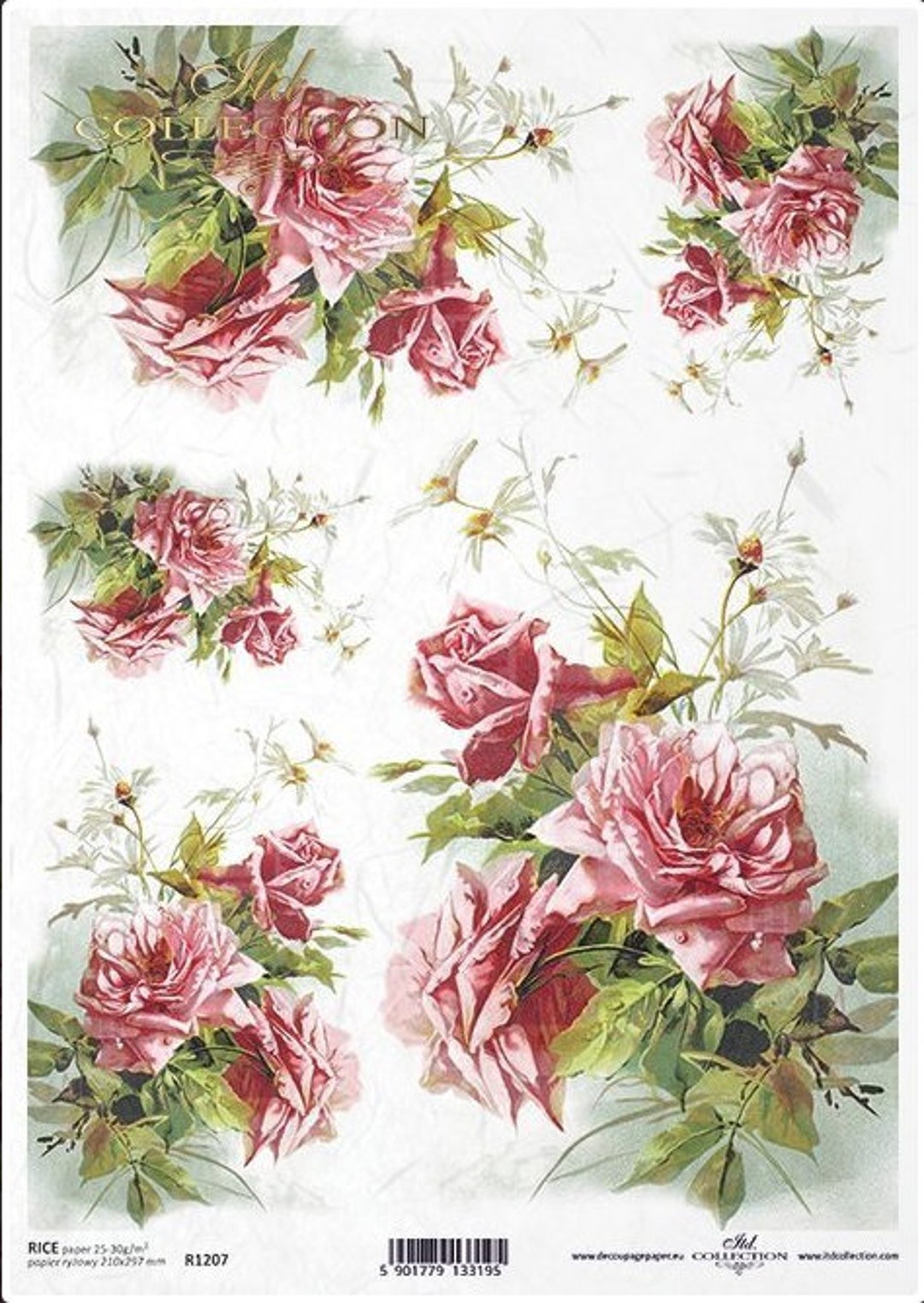 Rice Paper Decoupage A4 R 1207 - Etsy