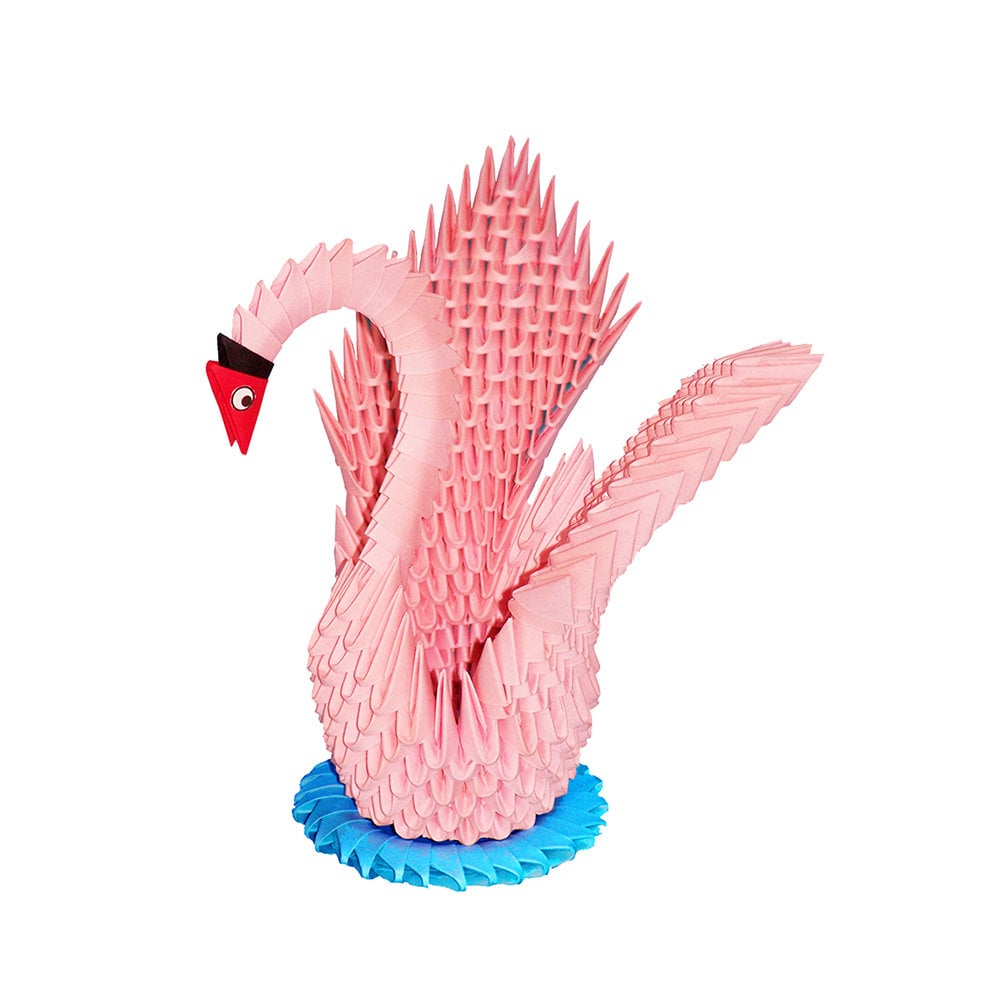 3d Modular Origami Mini Swan