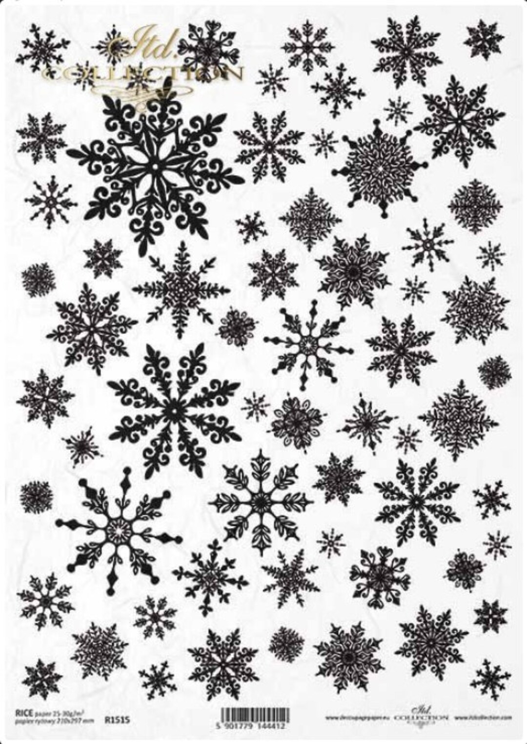 Christmas Rice Paper Decoupage A4 R 1515 - Etsy