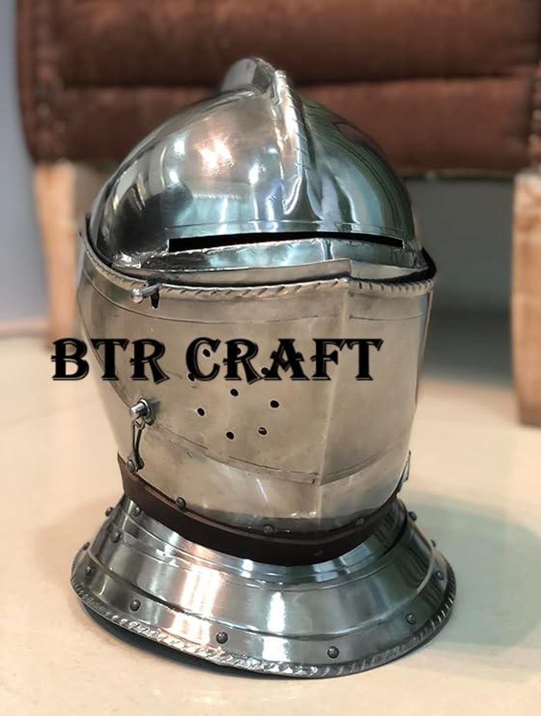 Medieval Italian Knight Closed Armor LARP SCA Reenactment Cosplay ...