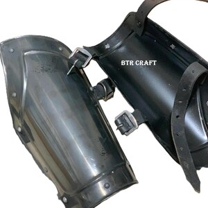 Medieval Viking LARP Steel Arm Bracers Halloween Knight Steel Arm Guard ...