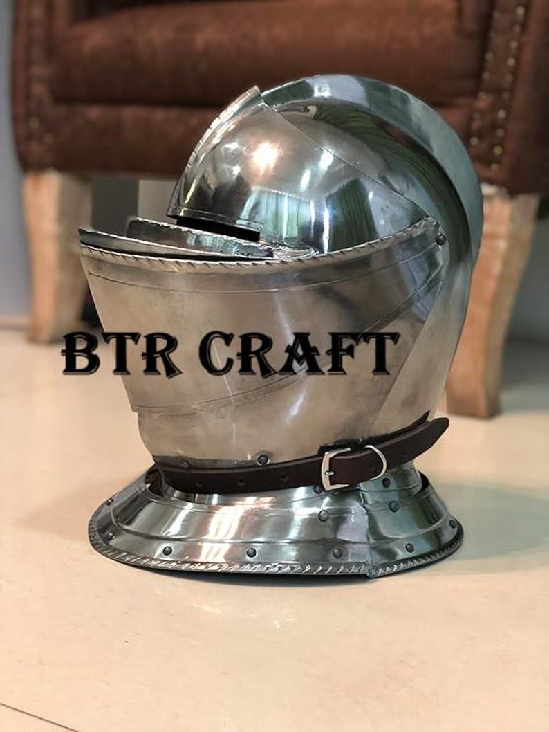 Medieval Italian Knight Closed Armor LARP SCA Reenactment Cosplay ...