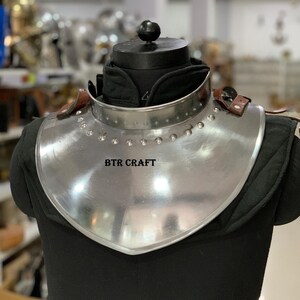 Medieval Steel Neck Gorget Cosplay LARP SCA Role-play Halloween Armor ...