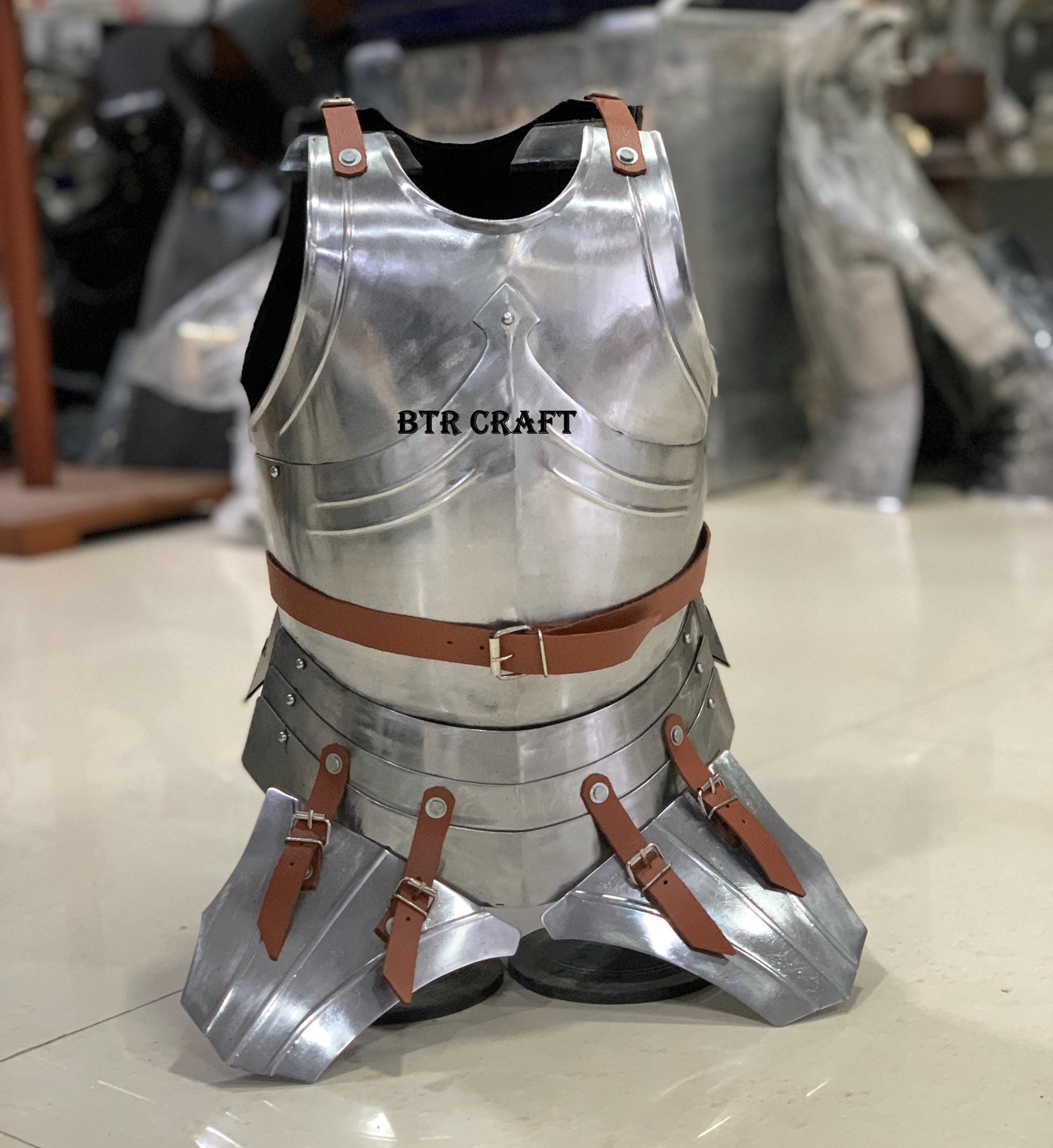 Medieval Knight Steel Gothic Cuirass Armor Larp Knight Breastplate ...