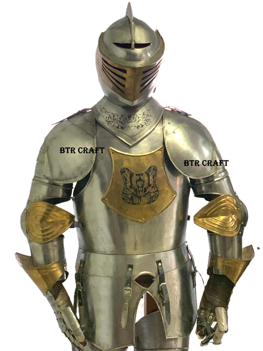 Medieval European Full Suit of Armor - Knight Combat Armor Suit - LARP ...