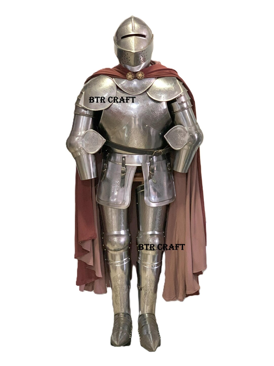 Medieval Knight Closed Armor Full Suit of Armor Combat Body Armor Suit ...