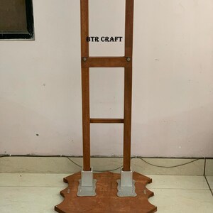 Medieval Armor Display Stand: Brown Wooden Costume Stand - Etsy