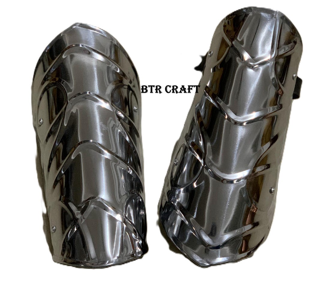 Steel Larp Armor Medieval Hand Bracers Functional LARP SCA Halloween ...