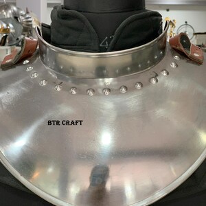 Medieval Steel Neck Gorget Cosplay LARP SCA Role-play Halloween Armor ...