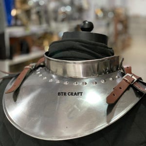 Medieval Steel Neck Gorget Cosplay LARP SCA Role-play Halloween Armor ...