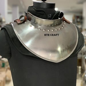 Medieval Steel Neck Gorget Cosplay LARP SCA Role-play Halloween Armor ...