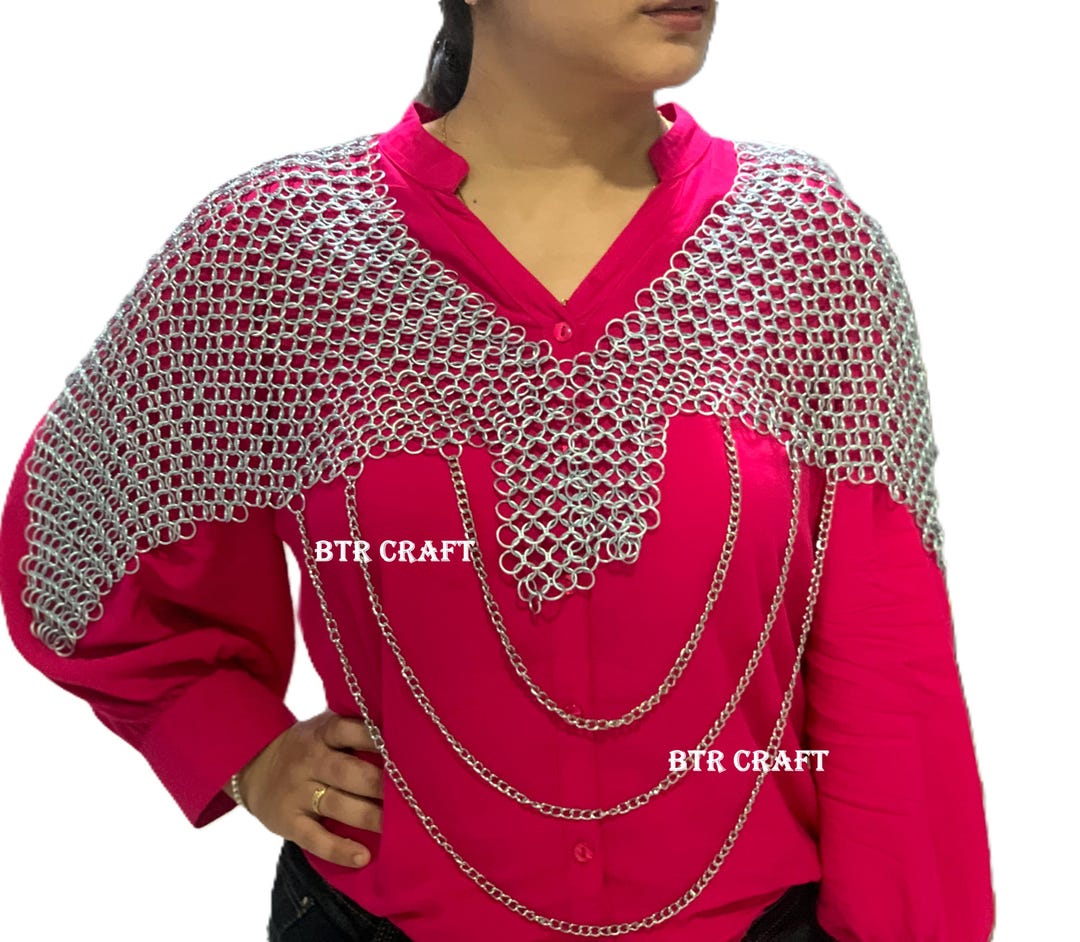 Medieval Iron Chainmail Top: Lady Armor Costume - Etsy