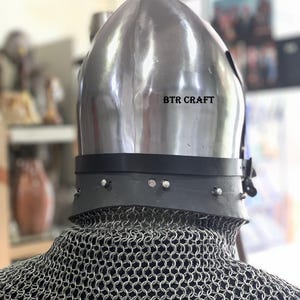 Medieval Bascinet Griffon Helmet: 18 Gauge Steel, LARP Cosplay Armor - Etsy