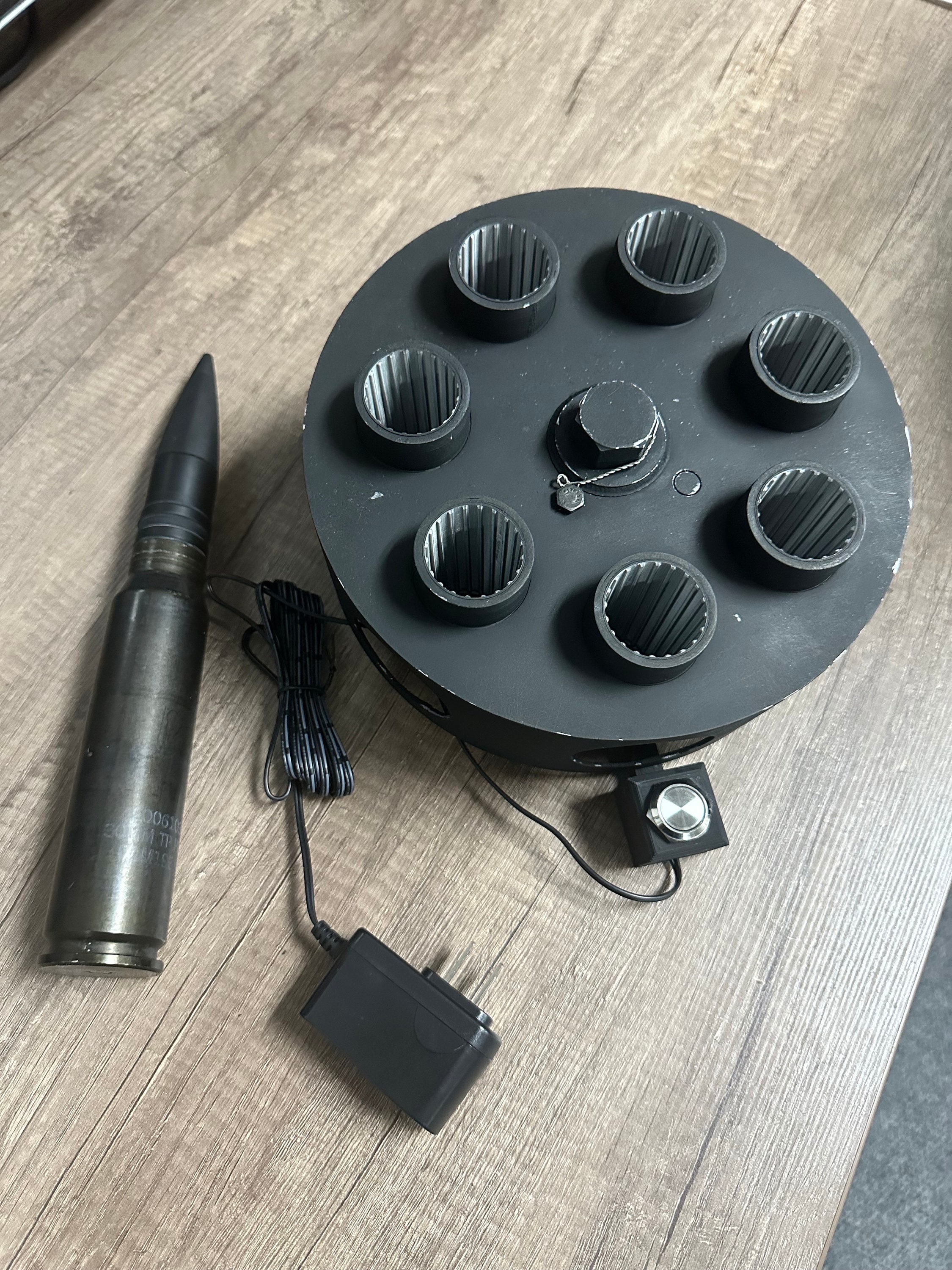 A-10 GAU-8 Barrel Plug-in FAST Spin Wall Art - Etsy