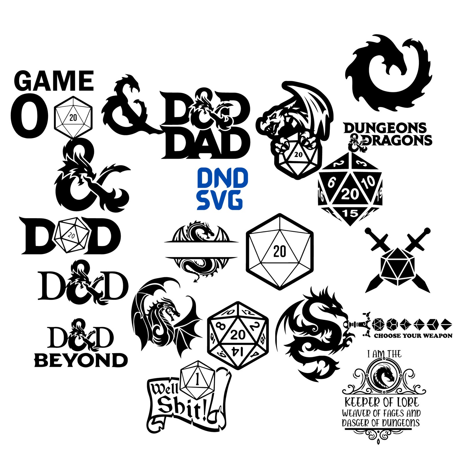 Dnd Svg Bundle,dnd Png Bundle,dnd Designs,crying is a Free Action Svg ...