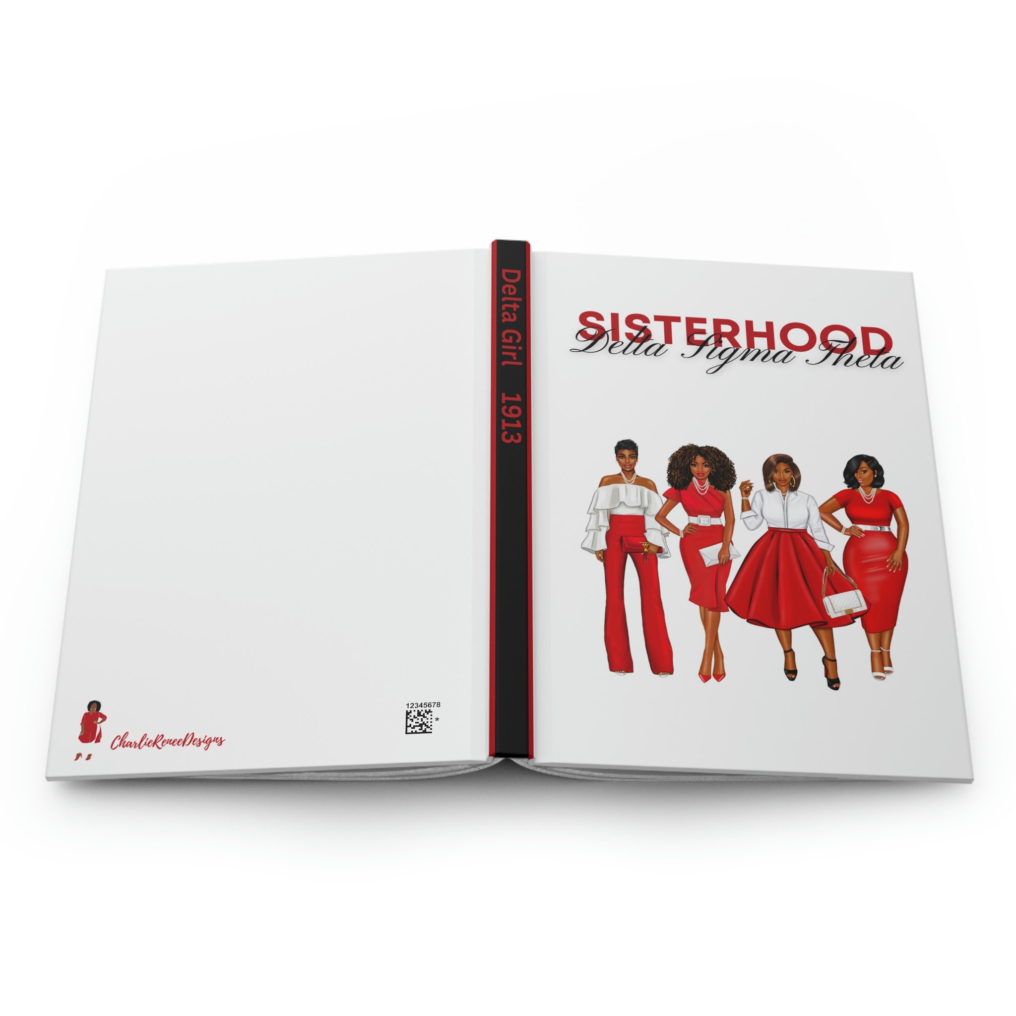 Delta Sigma Theta Inspired Hardcover Journal Matte - Etsy