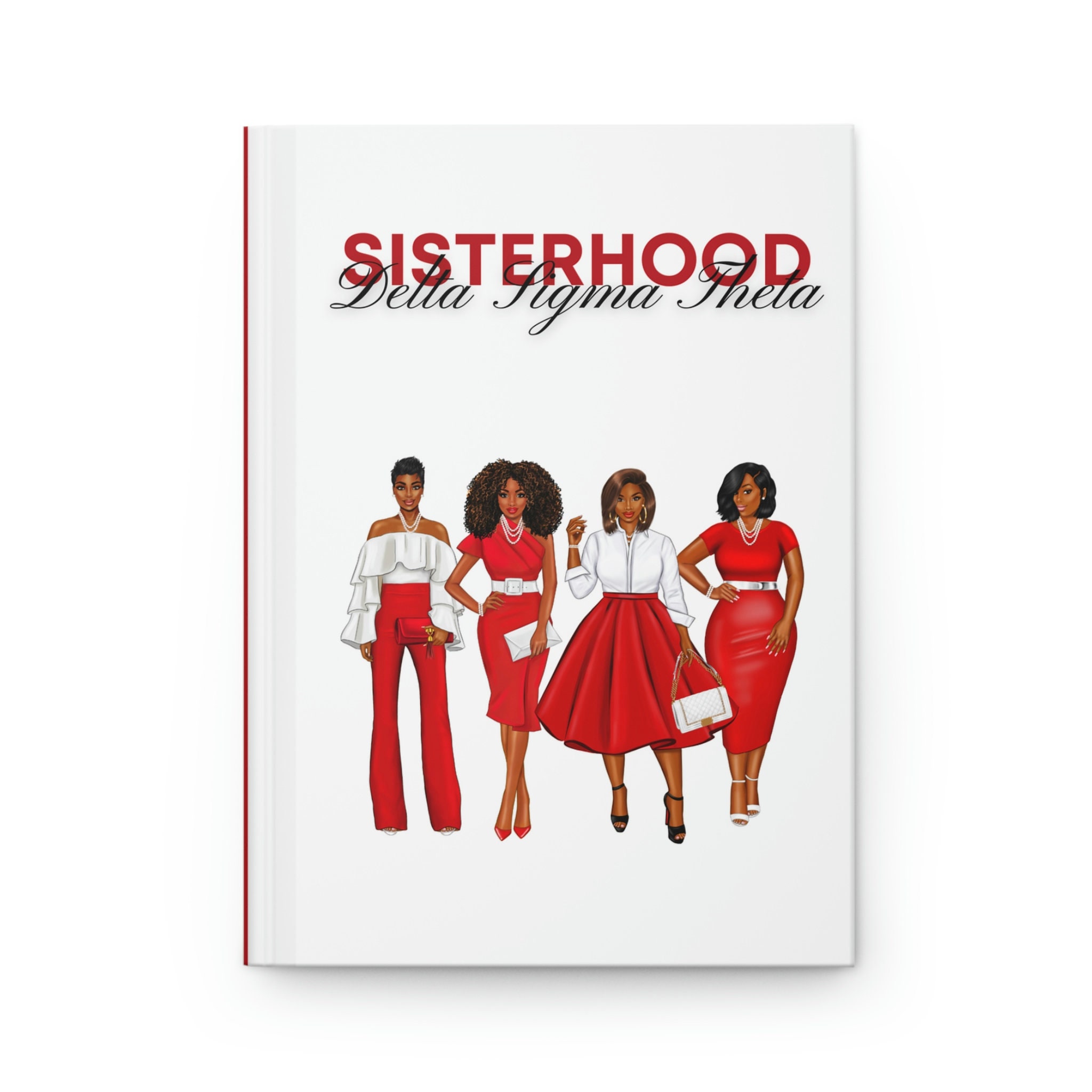 Delta Sigma Theta Inspired Hardcover Journal Matte - Etsy