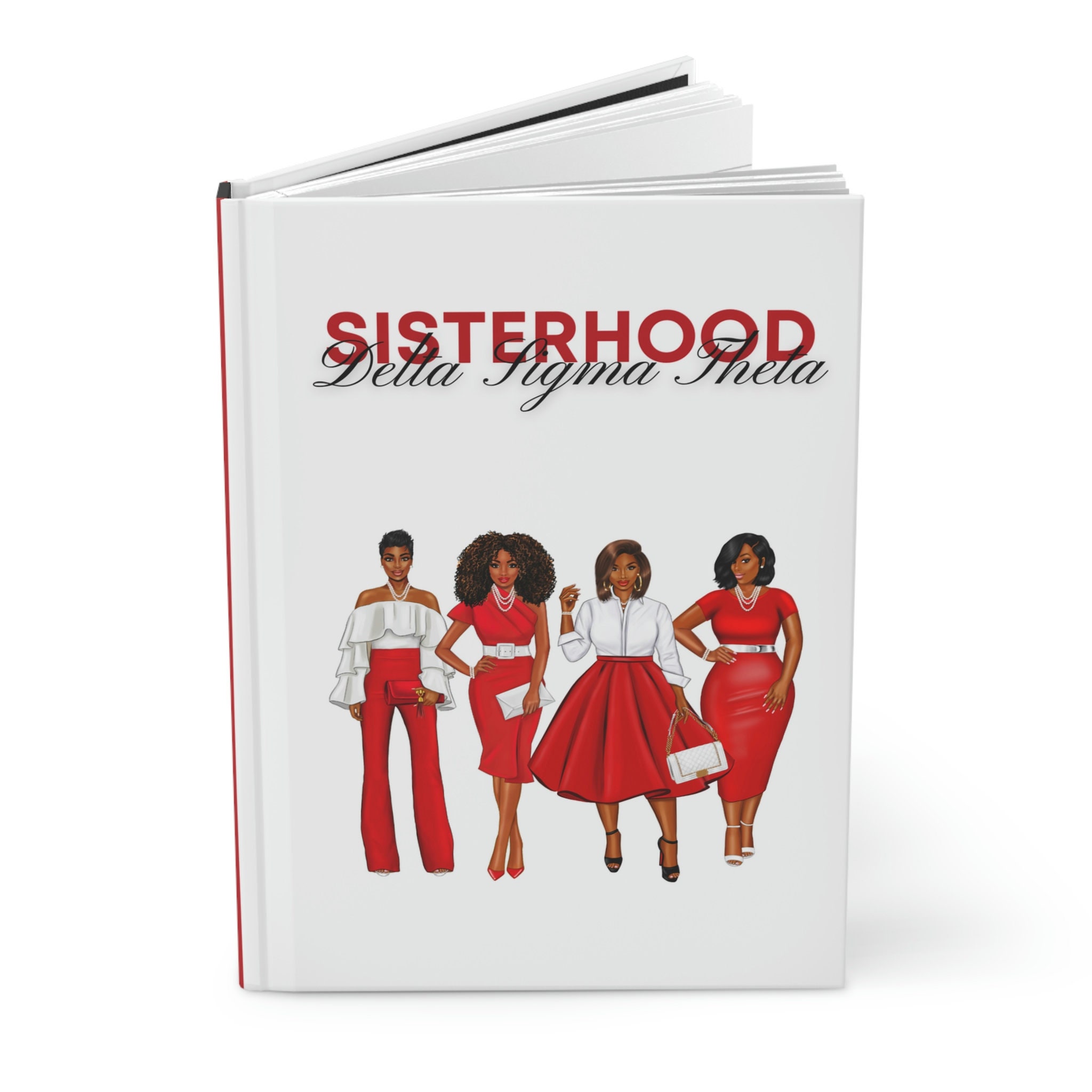 Delta Sigma Theta Inspired Hardcover Journal Matte - Etsy