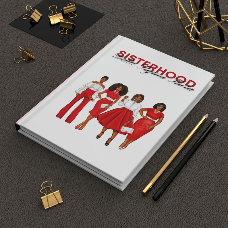 Delta Sigma Theta Inspired Hardcover Journal Matte - Etsy