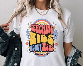 Teaching Kids About Jesus, Ministry Shirt, Minister Shirt, Youth Pastor ...