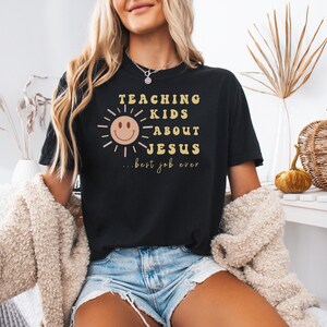 Teaching Kids About Jesus, Ministry Shirt, Minister Shirt, Youth Pastor ...