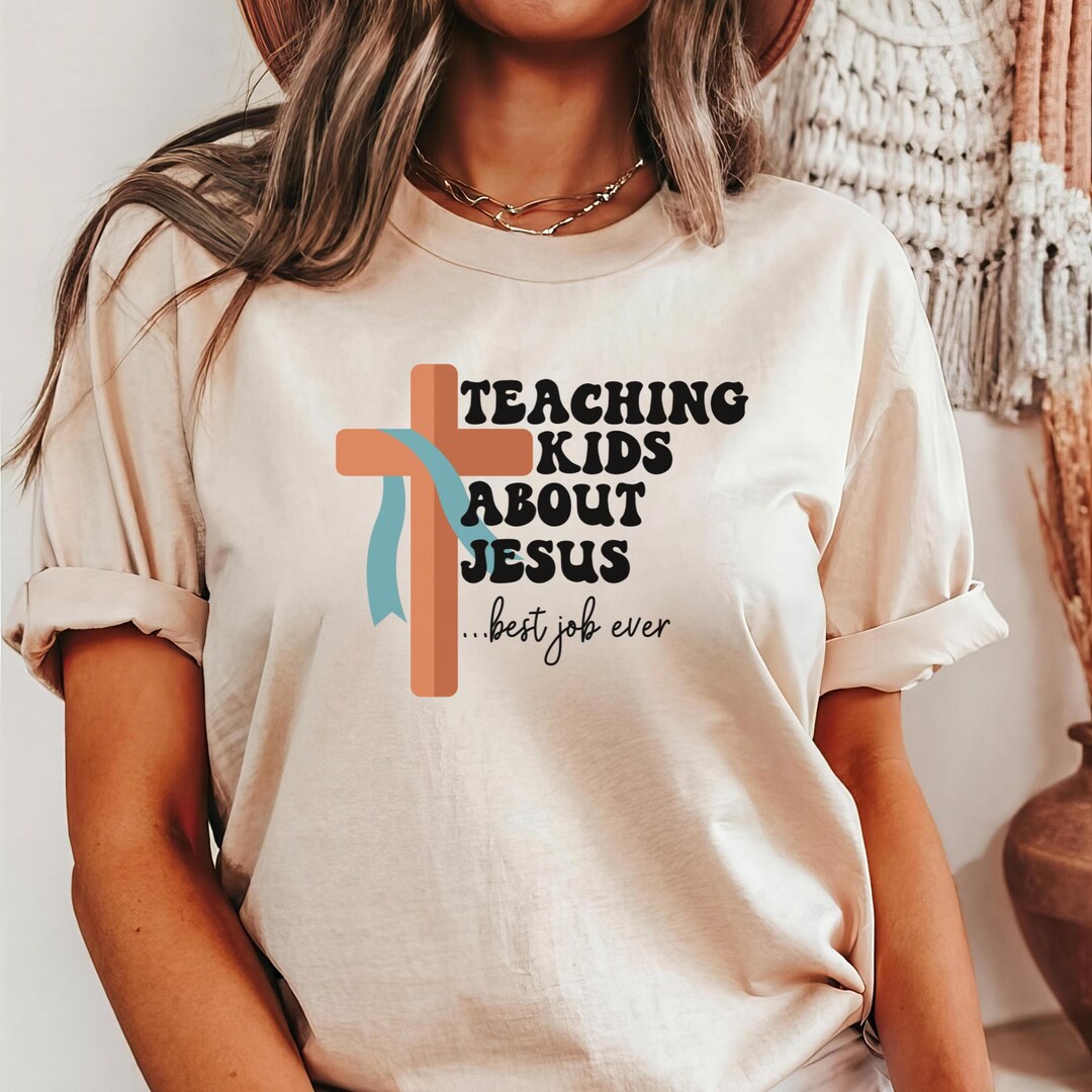 Teaching Kids About Jesus, Ministry Shirt, Minister Shirt, Youth Pastor ...