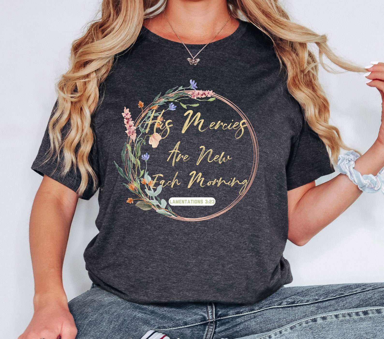 His Mercies Are New Each Morning SVG PNG PDF Jpg Dxf, Christian Svg ...