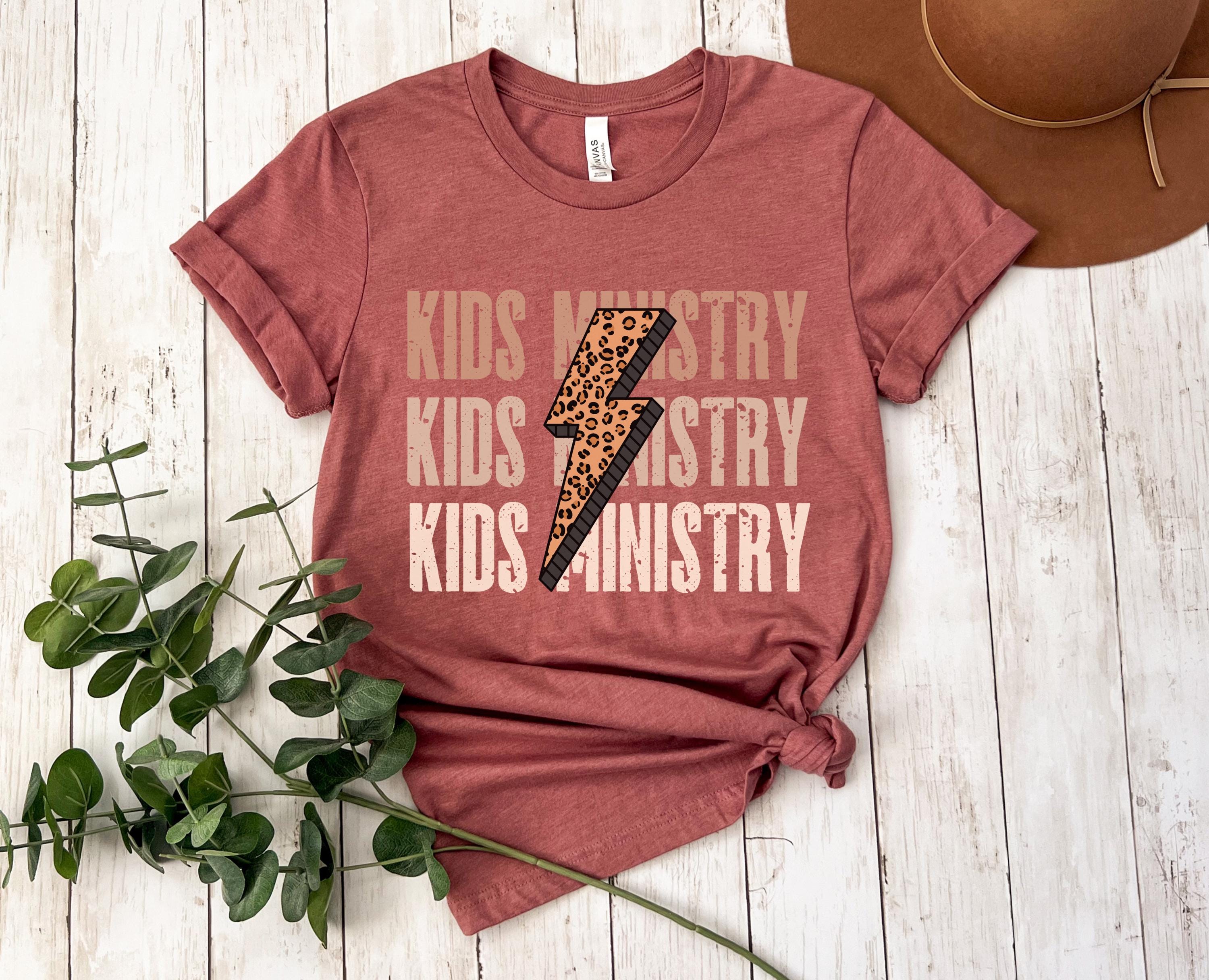 Teaching Kids About Jesus, Ministry Shirt, Minister Shirt, Youth Pastor ...
