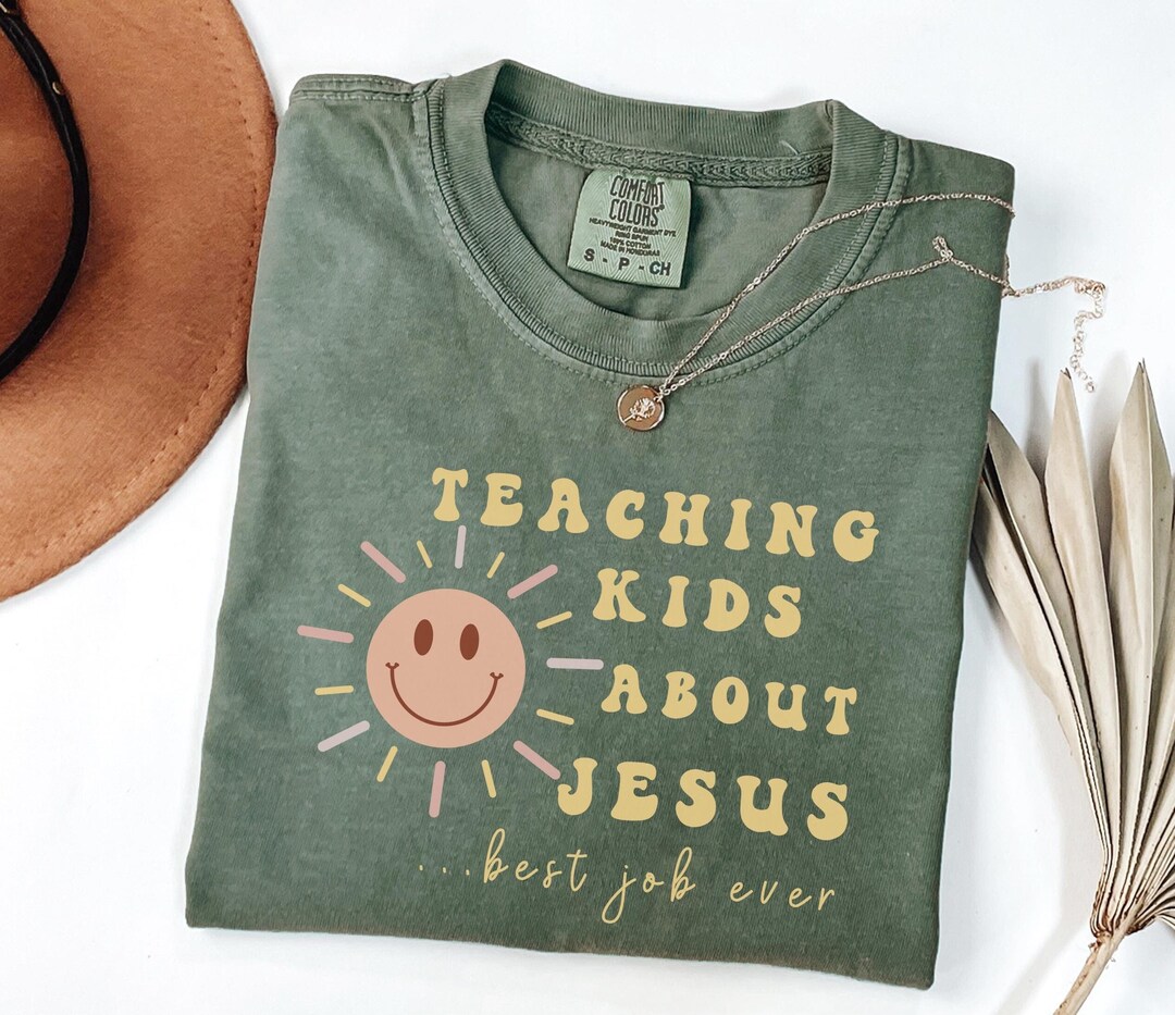 Teaching Kids About Jesus, Ministry Shirt, Minister Shirt, Youth Pastor ...