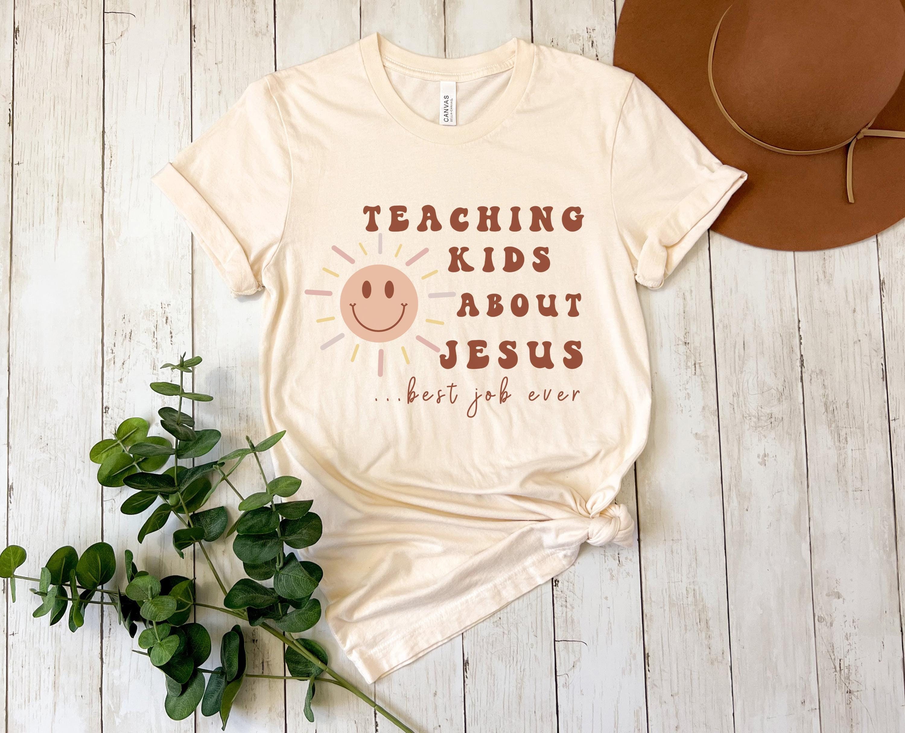 Teaching Kids About Jesus, Ministry Shirt, Minister Shirt, Youth Pastor ...