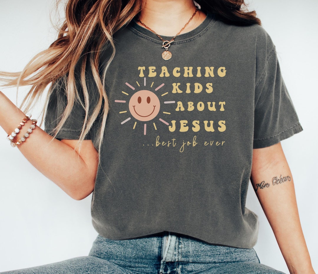 Teaching Kids About Jesus, Ministry Shirt, Minister Shirt, Youth Pastor ...