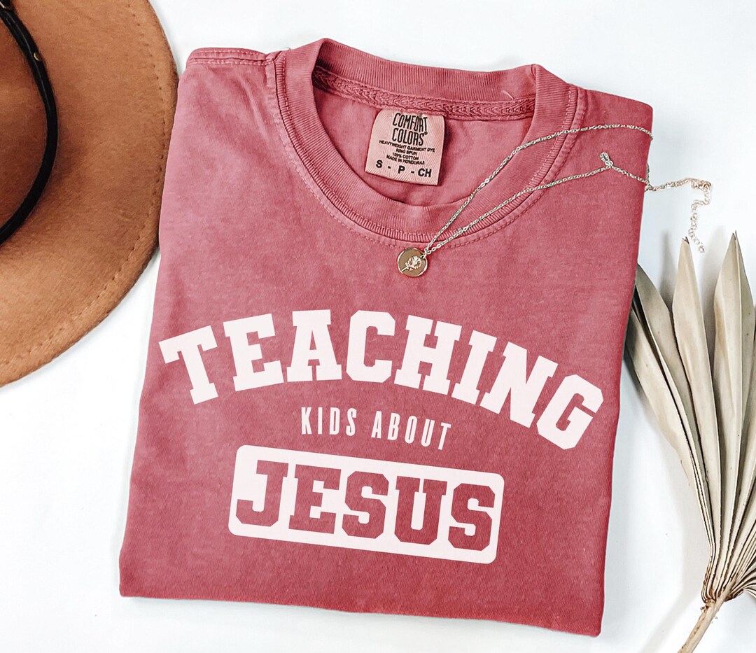 Teaching Kids About Jesus, Kids Ministry Shirt, Minister Shirt, Youth ...