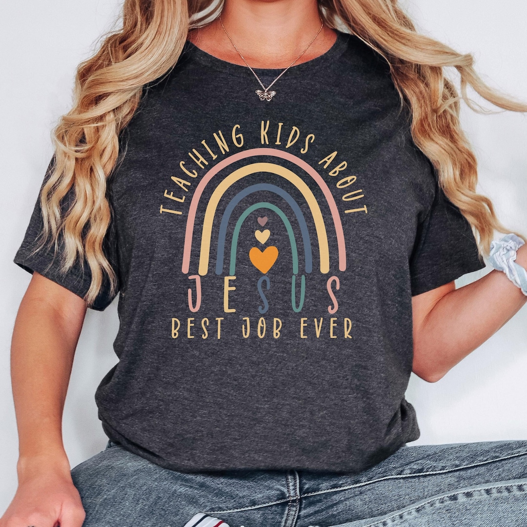 Teaching Kids About Jesus, Kids Ministry Shirt, Minister Shirt, Youth ...