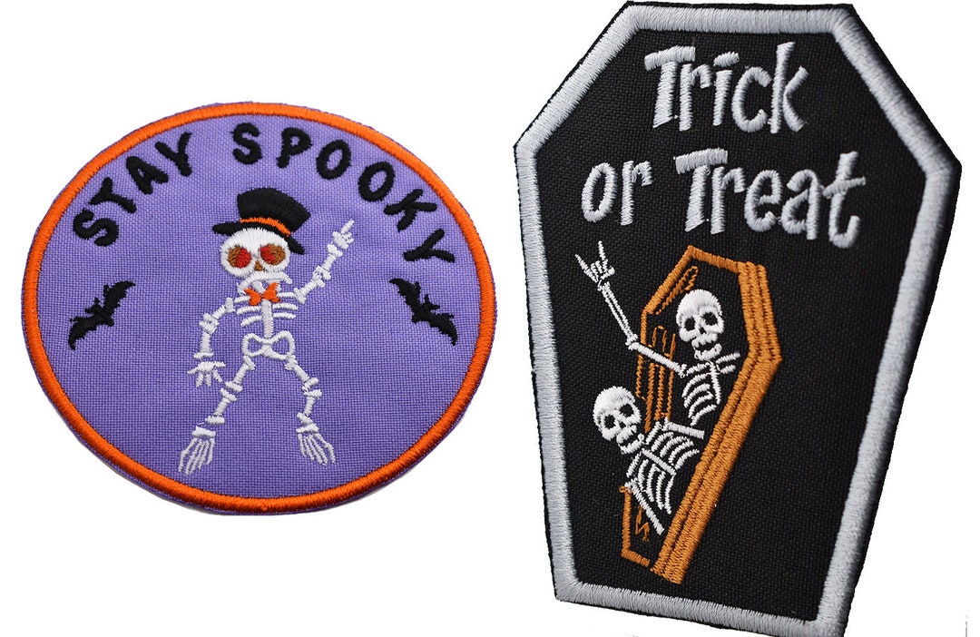 Halloween Patches Set of 2 - Etsy