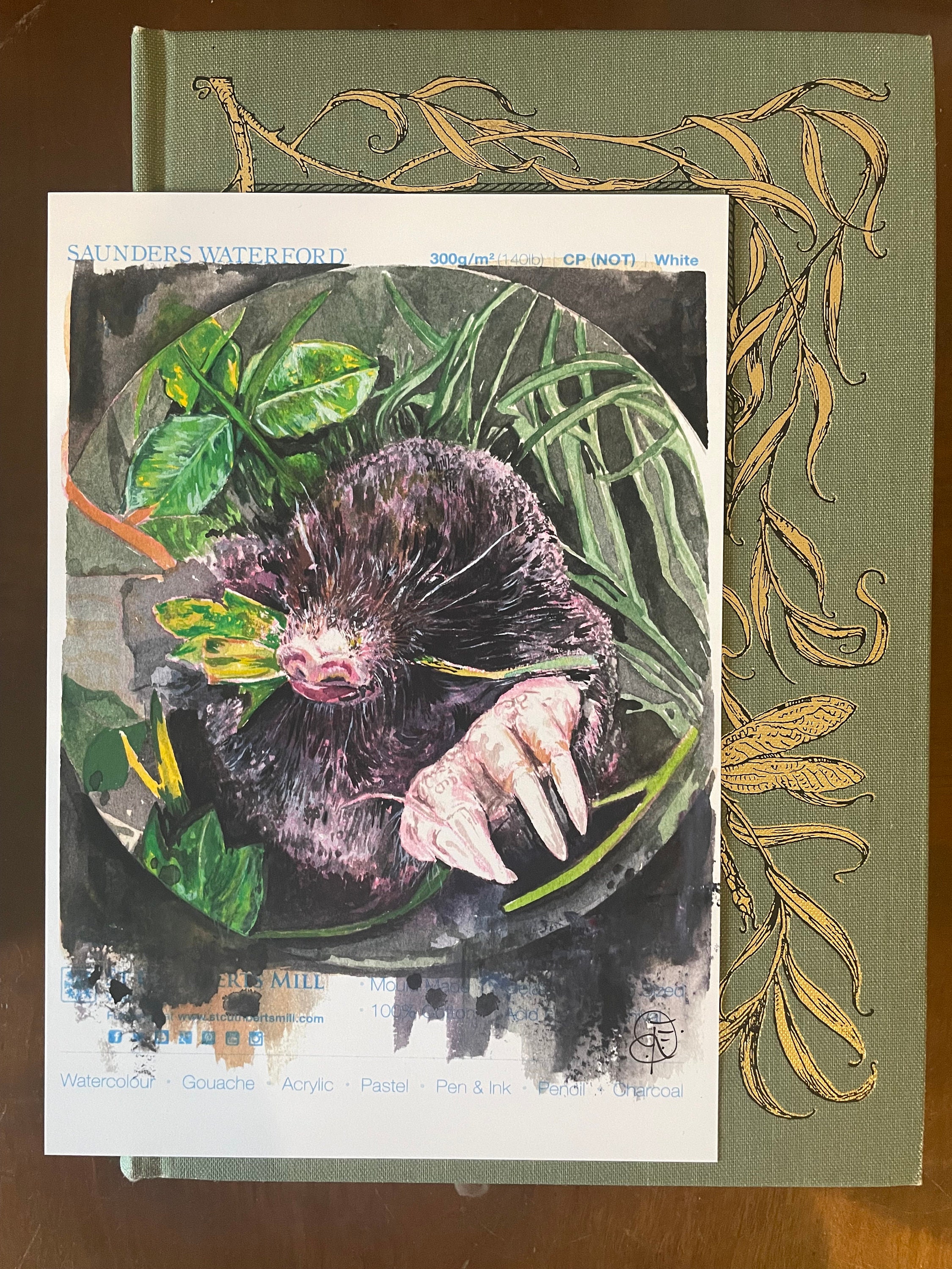 Mole A5 Fine Art Print - Etsy